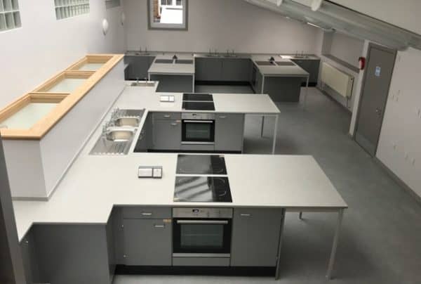 Primary School Food Technology Room designed to fit a small space